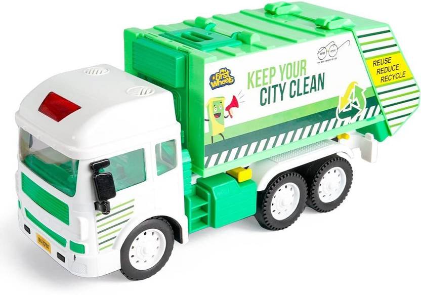 Dherik Tradworld My First Wheels Toy Garbage Truck Friction Powered ...