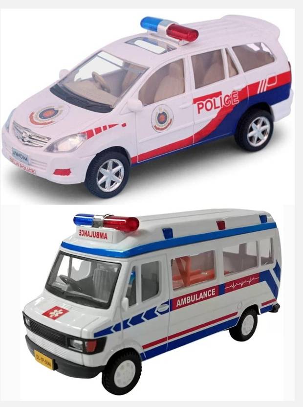 viaan world Combo Pack Of PULLBACK Centy ( Police chase Innova Car ...