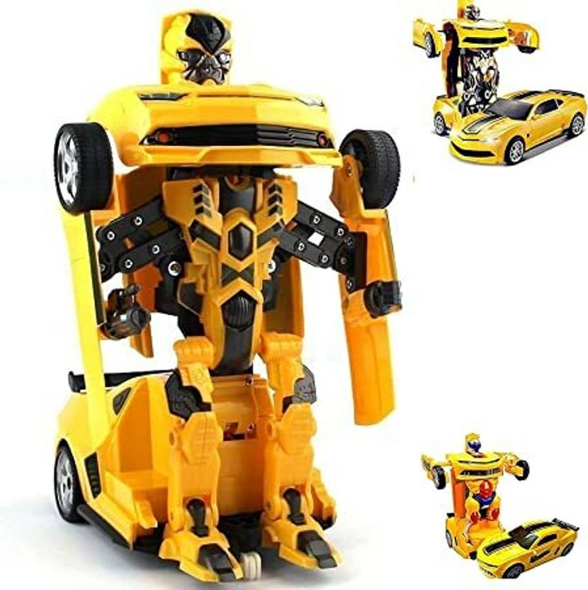 MAAKARNIFAB Deform Robot Car Toy for Kids,Go Action Battery Operated 2 ...