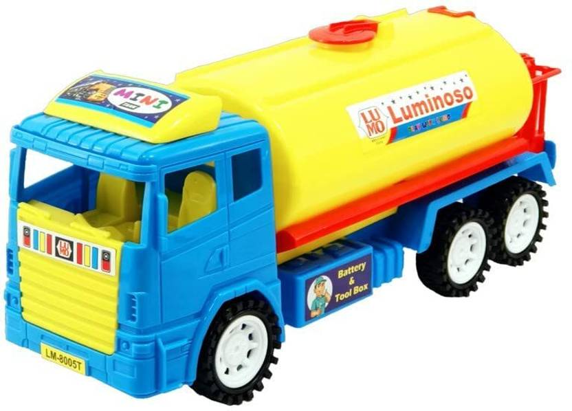 PRIMEFAIR Big Size Oil Tanker Friction Powered Toy Non Electric Oil ...