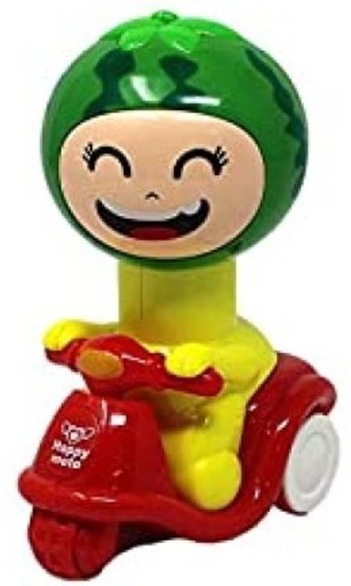 Gedlly Happy Watermelon Toy Set for kids pull and push along colorful ...