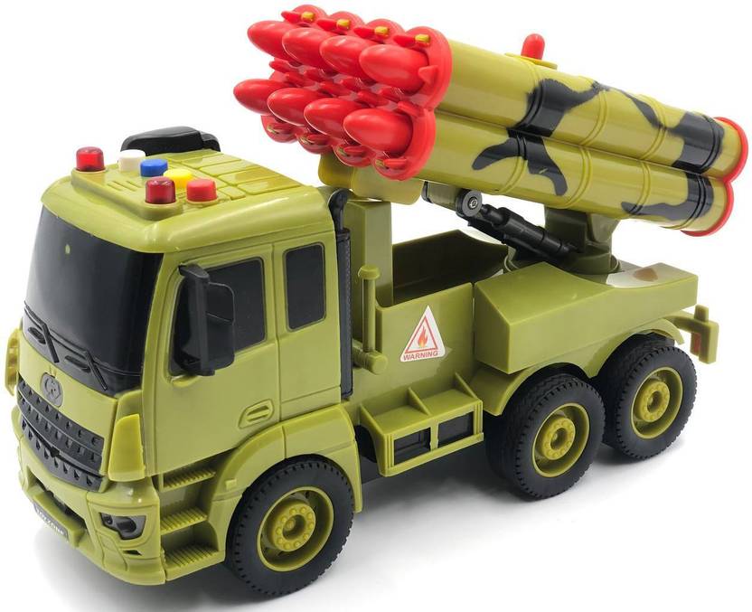 KJEE MISSILE LAUNCHER TOY WITH LIGHT AND SOUND FUNCTION TRUCK ...