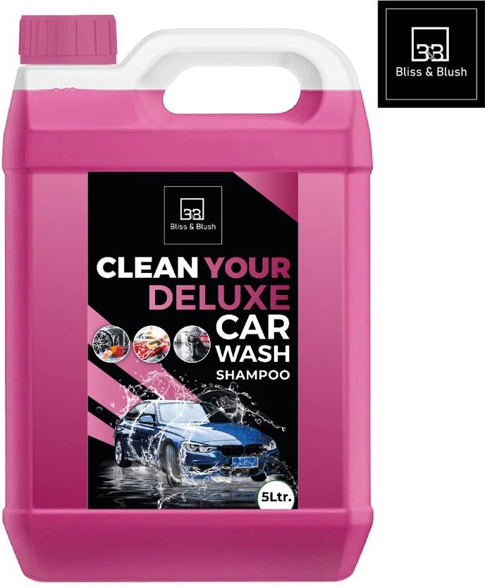 BLISS & BLUSH Car Washing Liquid shampoo rose For Spot Free Cleaning ...