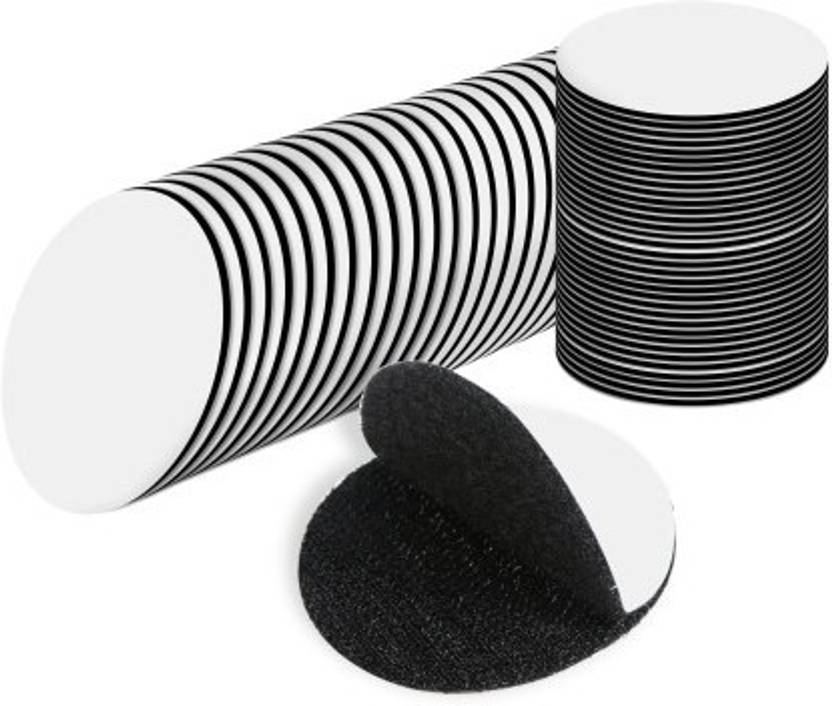 AIMS KART Black Color Velcro Sticker For Wall Mount and Decoration ...