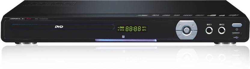iBELL DVD Player IBL 3288 HD with Built-in Amplifier, 4 Digit Display ...