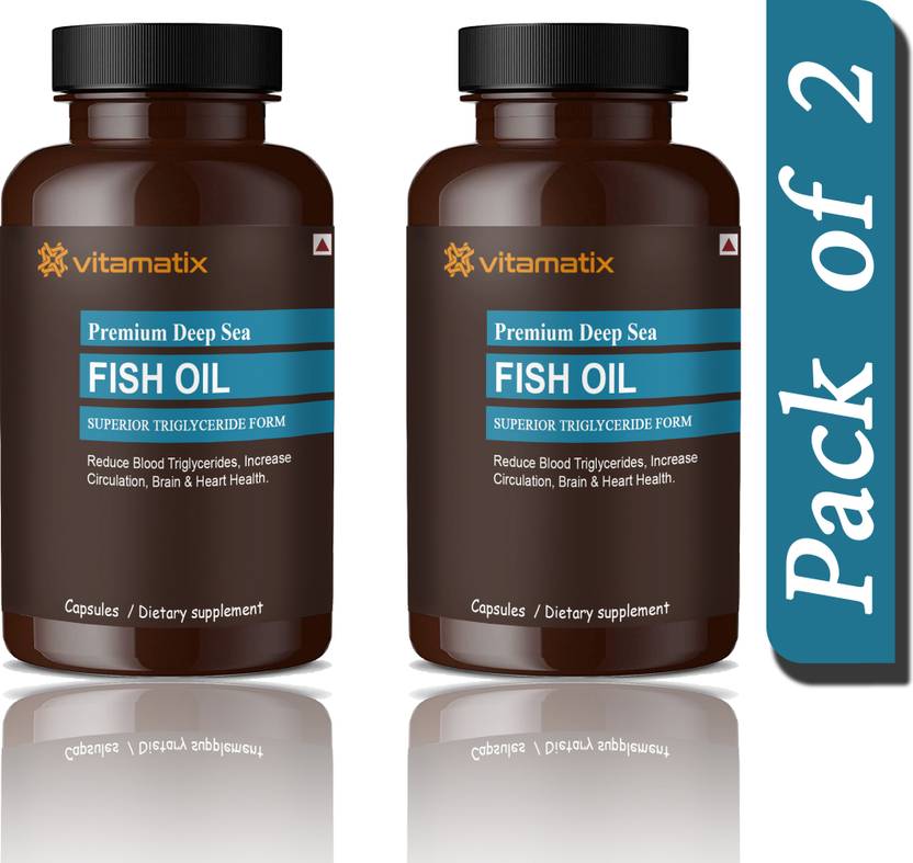 Vitamatix Deep Sea Fish Oil 2500mg (Omega 3 Fish Oil) (K193) Price in ...