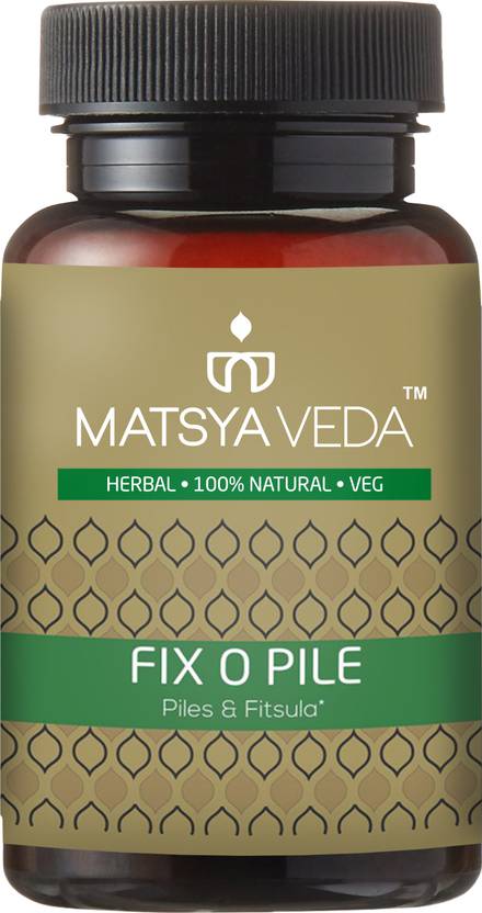 MATSYAVEDA Fix O Pile - Ayurvedic Capsules for Relief from Piles ...