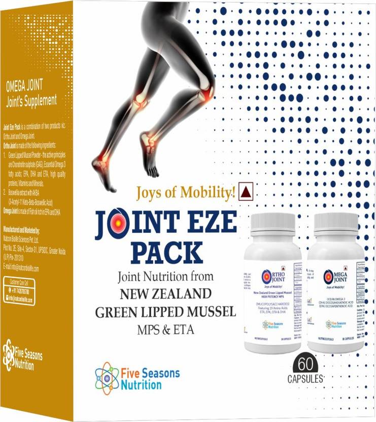 Five Seasons Joint Eze Pack- Joint Support Supplement for Pain Relief ...