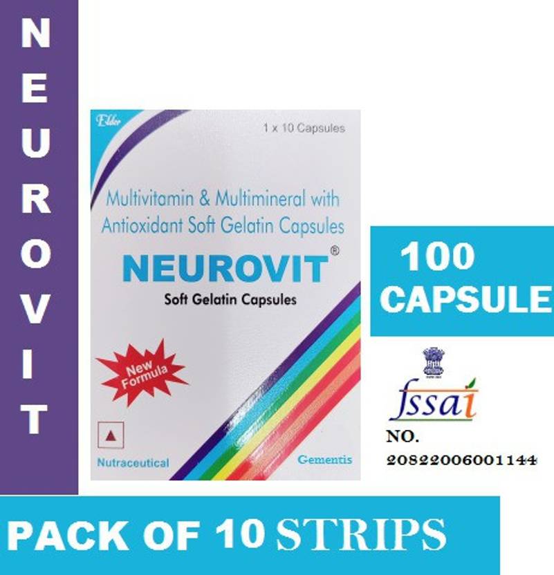 gementis ELDER ANTEX PHARMA NEUROVIT MULTIVITAMIN CAPSULE FOR MEN AND ...