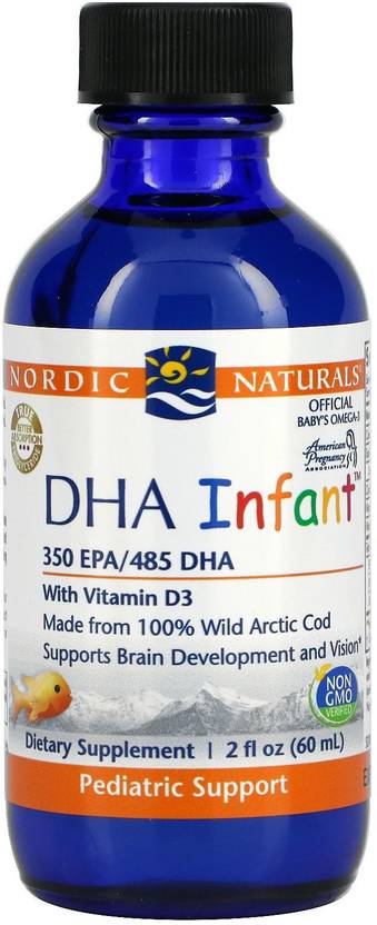 Nordic Naturals DHA Infant with Vitamin D3, 2 fl oz (60 ml) Price in ...