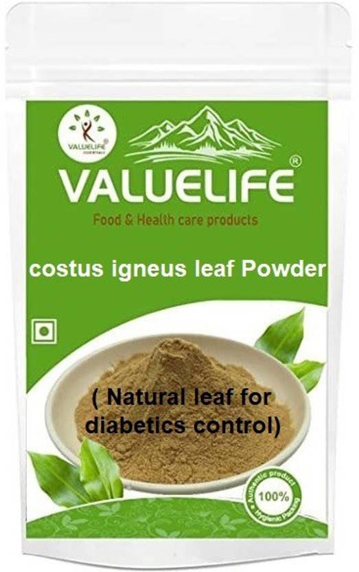 Value Life Costus Igneus Leaf Powder Natural Leaf For Diabetics