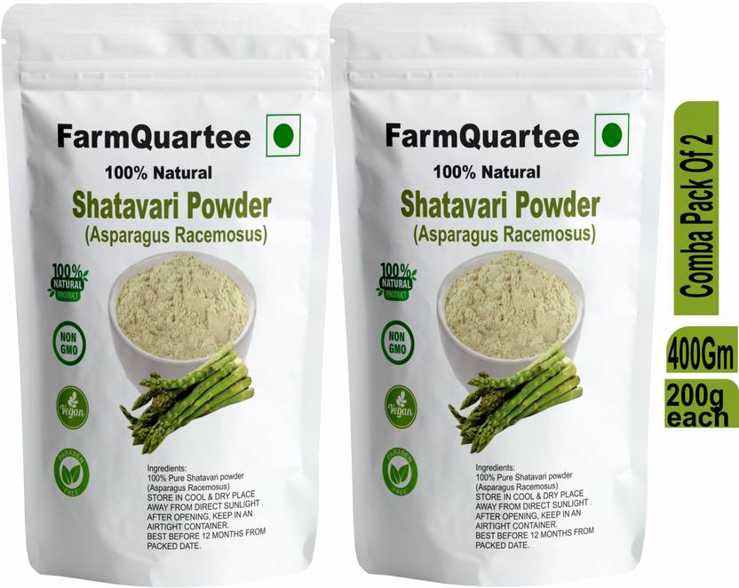 FarmQuartee Shatavari Powder 400 grams Asparagus Racemosus, Buttermilk ...