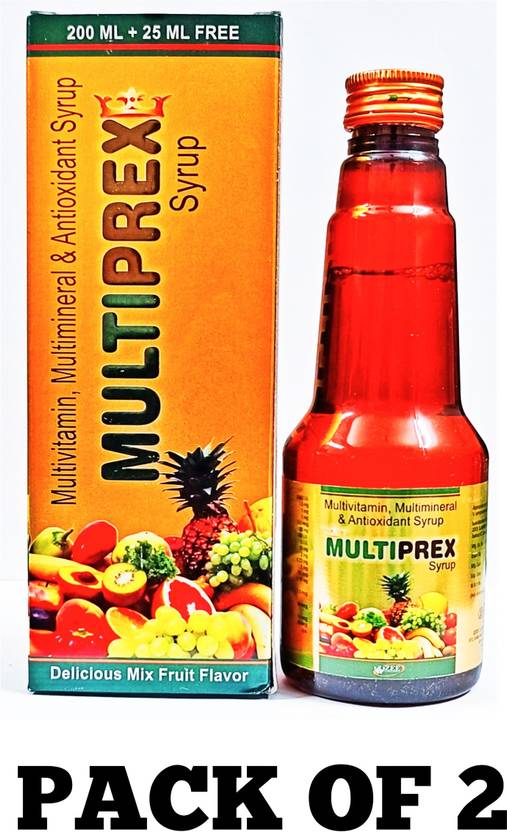 Multiprex Multivitamin multimineral antioxidant syrup pack of 2 Price ...