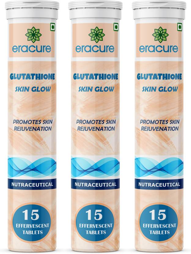EraCure Nutrition Glutathione Skin Glow, 45 Effervescent Tablets Price ...
