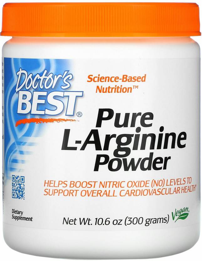 Doctor's Best Pure L-Arginine Powder, 10.6 oz (300 g) Price in India ...