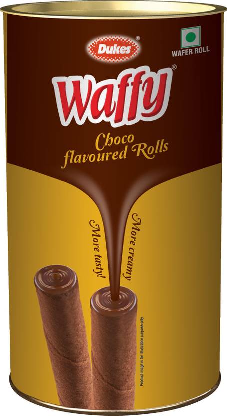 Dukes Waffy Chocolate flavoured rolls Waffles Price in India - Buy ...