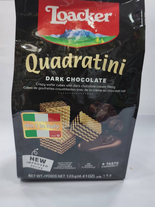 LOACKER QUADRATINI DARK CHOCOLATE Wafers Price in India - Buy LOACKER ...