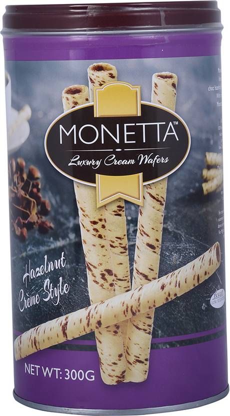 Monetta Hazelnut Wafer Sticks 300g Waffles on a stick Price in India ...