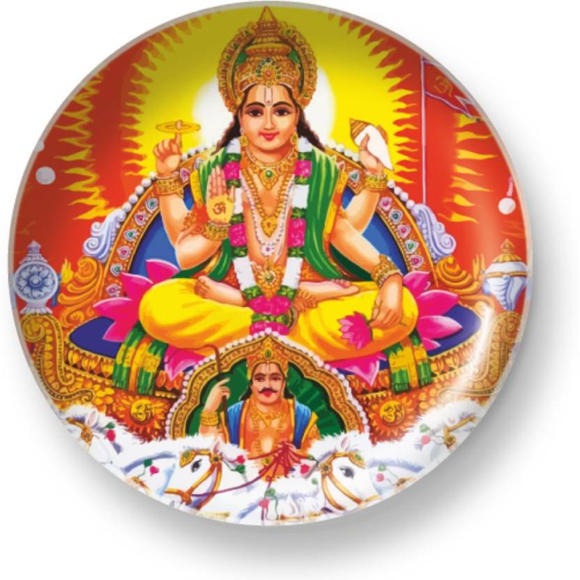 Hansini Art Studio SURYA DEV Wall Plate Price in India - Buy Hansini ...