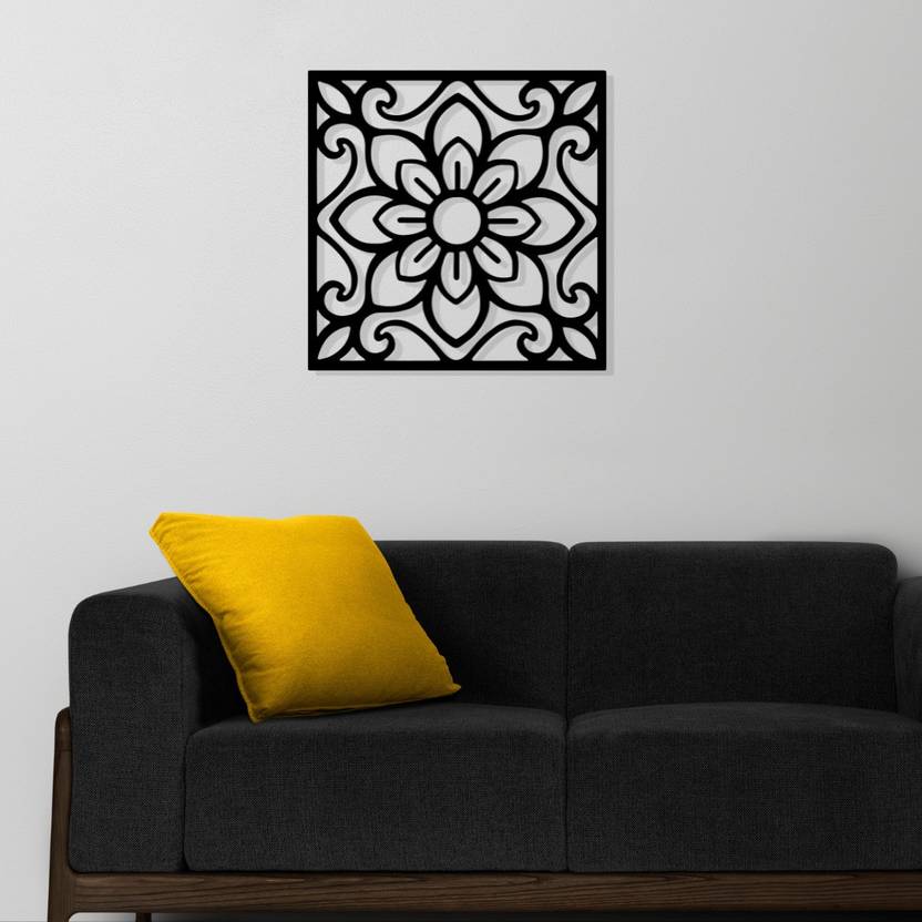 Artrooms Floral Jaali Metal Wall Art - Wall Decoration | Wall Hanging ...