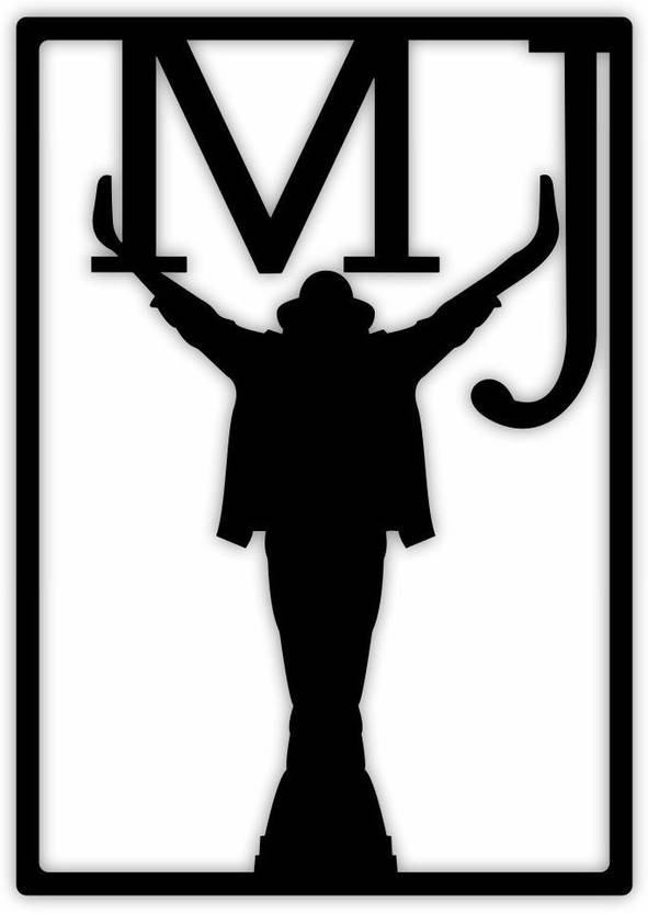 GK Design MICHAEL JACKSON Wall Decoration MDF laser cutout for home ...