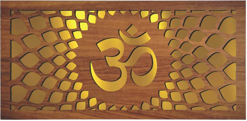SUNSIGNS OM Wall Decorative for Home / Office, Lazer Cut Jaali Design ...