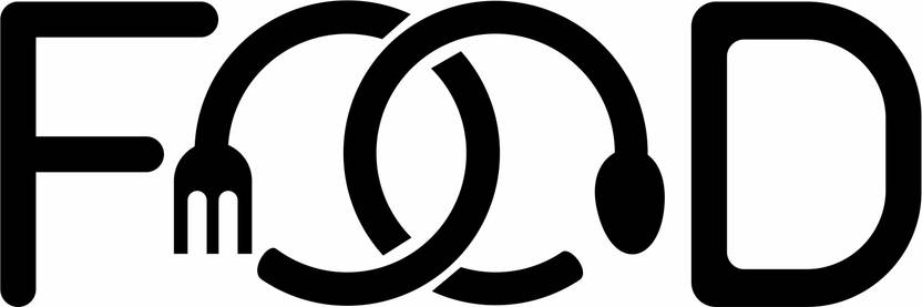 GK Design FOOD LOGO STICKER Wall Decoration MDF laser cutout for ...