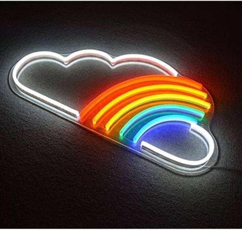 LIGHTRON RAINBOW & CLOUD LED Neon Signs Light LED Art Decorative Sign ...
