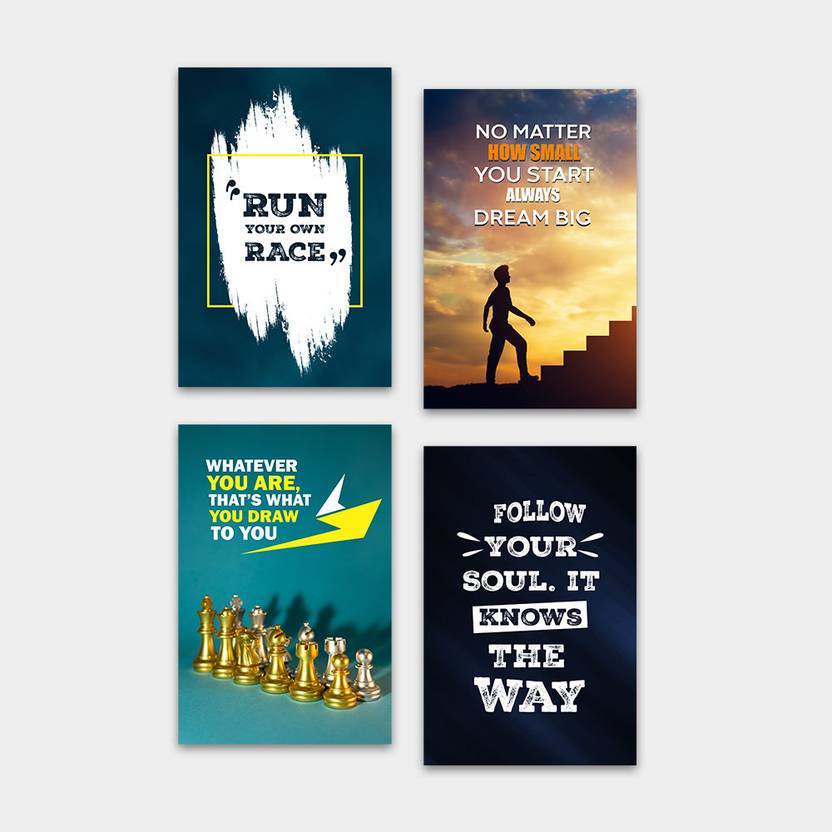 Inspirational Quotes Decorative Wall Posters For Room Decor (PF_7016NN ...