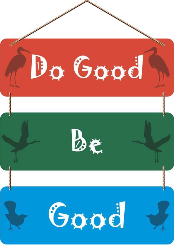 Ankirah Do Good Be Good Wall Hanging Price in India - Buy Ankirah Do ...