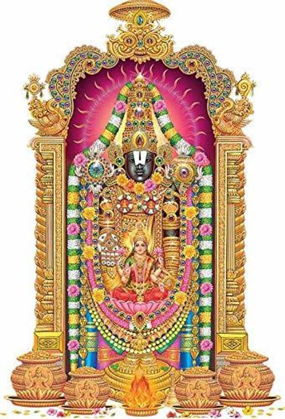 Picniva Tirupati Bala Ji Wall Sticker For Pooja Ghar God's Festival ...