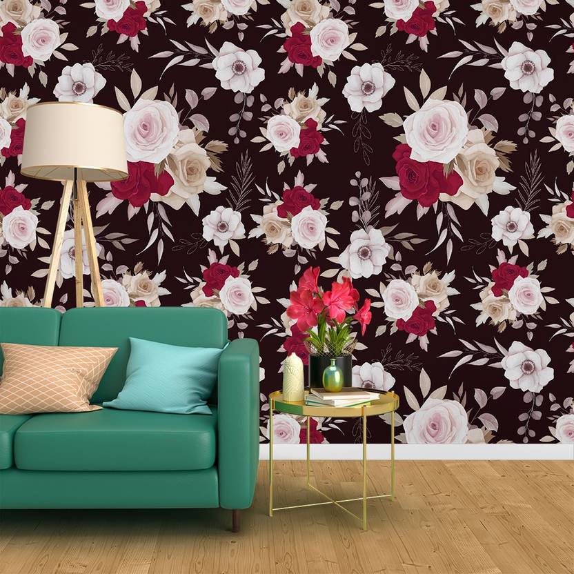 Wallpaper Mart Floral & Botanical Multicolor Wallpaper Price in India ...