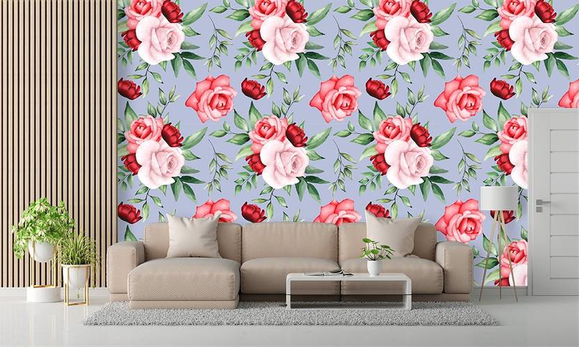 Wallpaper Mart Floral & Botanical Multicolor Wallpaper Price in India ...