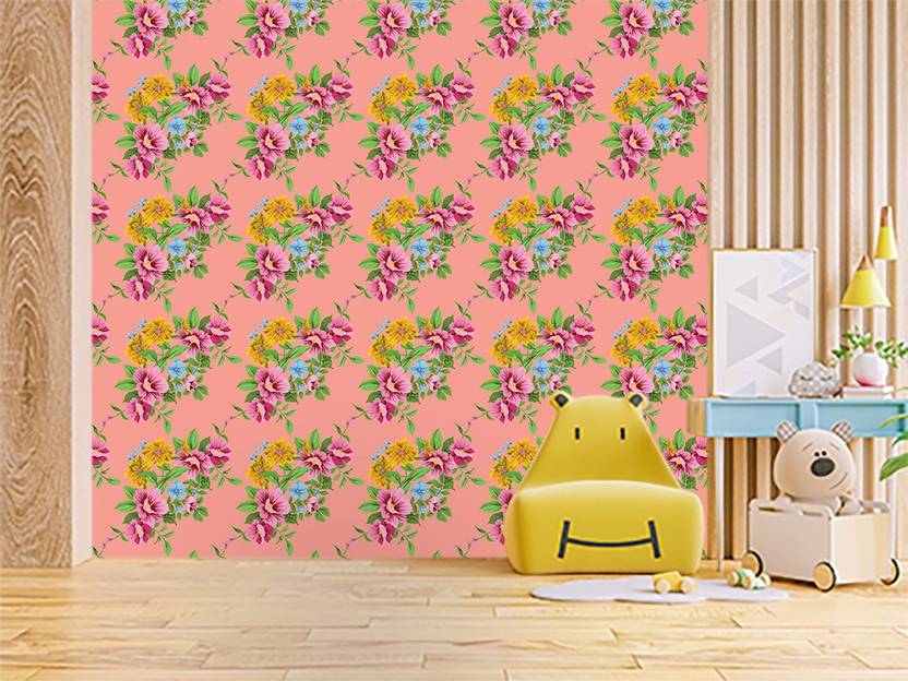 Wallpaper Mart Floral & Botanical Multicolor Wallpaper Price in India ...
