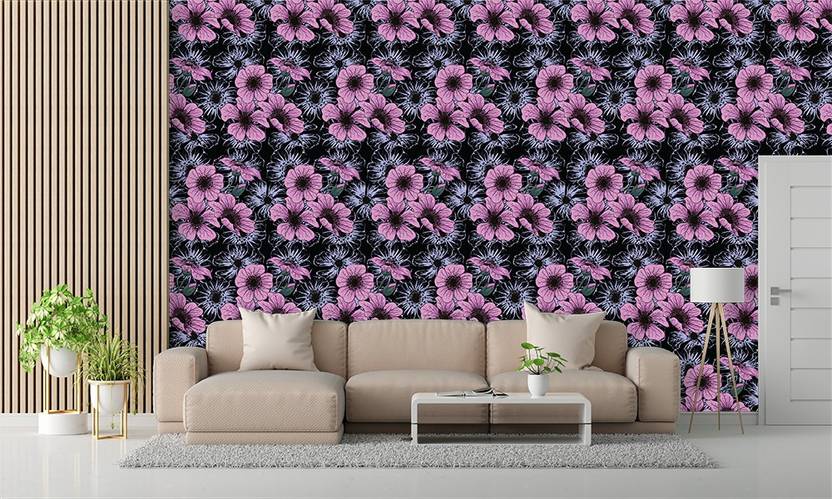 Wallpaper Mart Floral & Botanical Multicolor Wallpaper Price in India ...