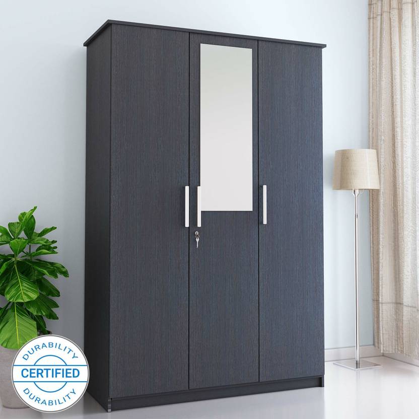 Flipkart Perfect Homes Julian Engineered Wood 3 Door Wardrobe Price in ...
