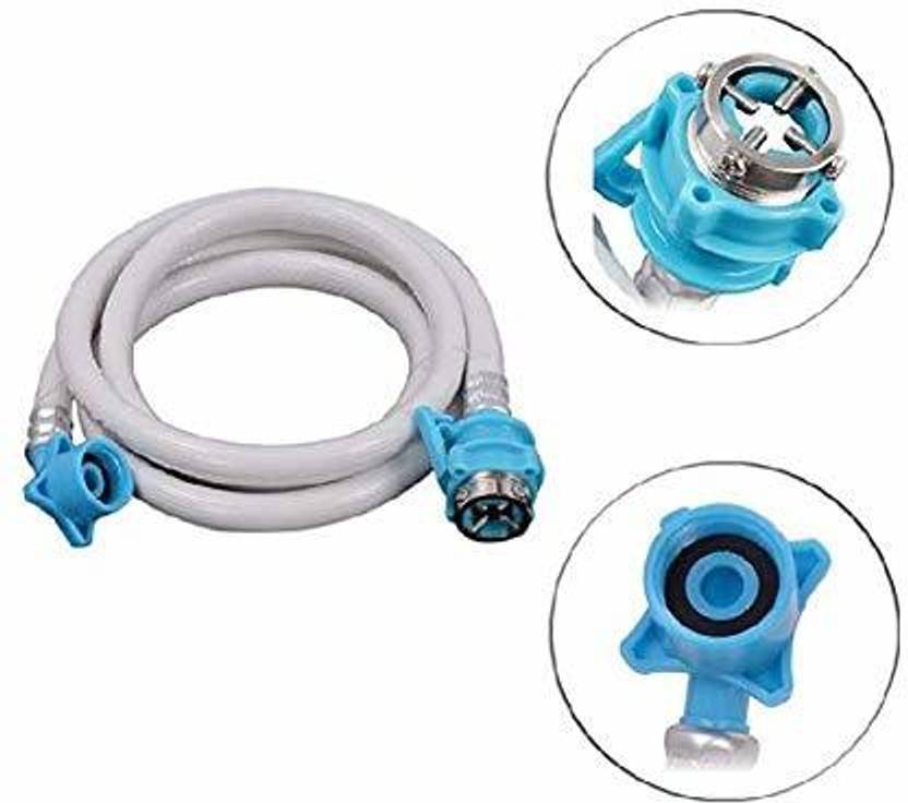 DHA 4M Cold & Hot Water Inlet Hose Pipe With Tap Adapter for All ...