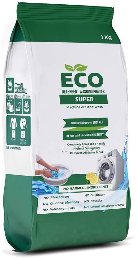 ECODETERGENT Super Detergent Powder 1 kg Price in India - Buy ...