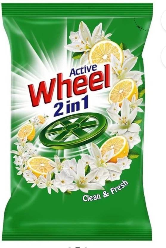 Wheel Active 2 in 1 Detergent Powder - Clean and Fresh. Detergent ...