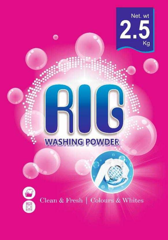 RIG washing powder Detergent Powder 5 kg Price in India - Buy RIG ...