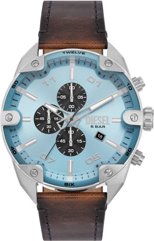 DIESEL Spiked Spiked Analog Watch - For Men - Buy DIESEL Spiked Spiked ...