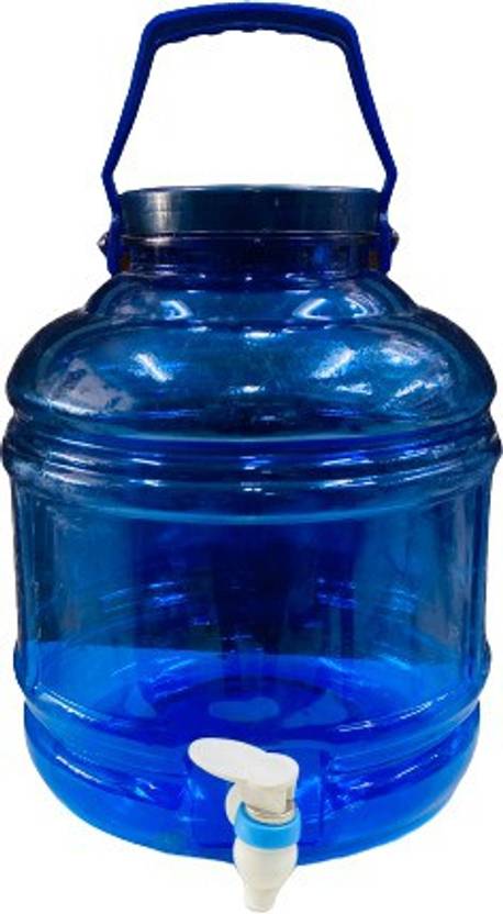 RADHE CREATON 10LTR WATER DISPENSAR WITH HANDLE BLUE COLOR Bottled ...