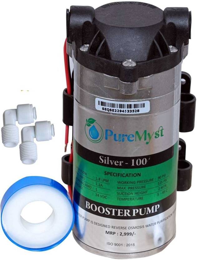 PureMyst Diapharm Booster RO Pump Motor 100 GPD Copper Winding For ...