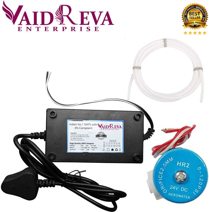 VAIDREVA ENTERPRISE RO SMPS Power Supply and Solenoid Valve SV and Pipe ...