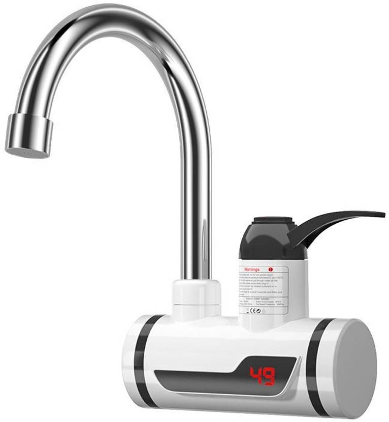 RFV1 Tankless Instant Water Geyser (Instant Water Heater Water Tap - Wall Mounted with Digital ...