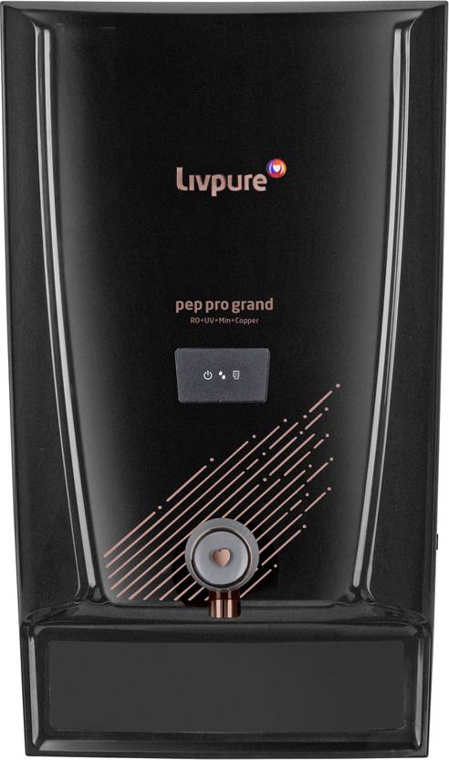 LIVPURE LIV-PEP-PRO-GRAND-COPPER 7 L RO + UV + Mineraliser Water ...