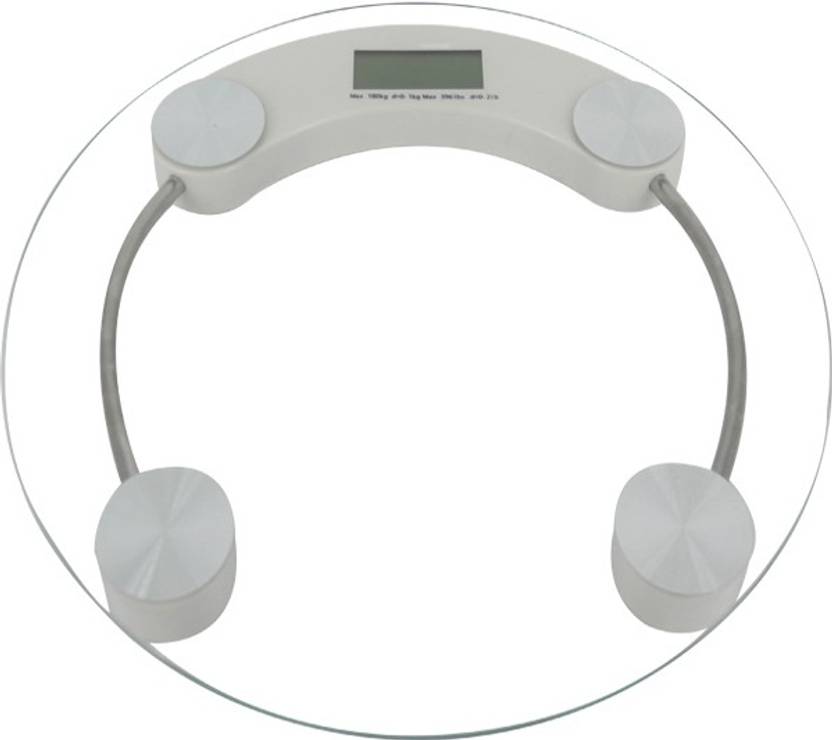 ACU-CHECK 180KG Round Glass Electronic Balance Digital Body Weight ...