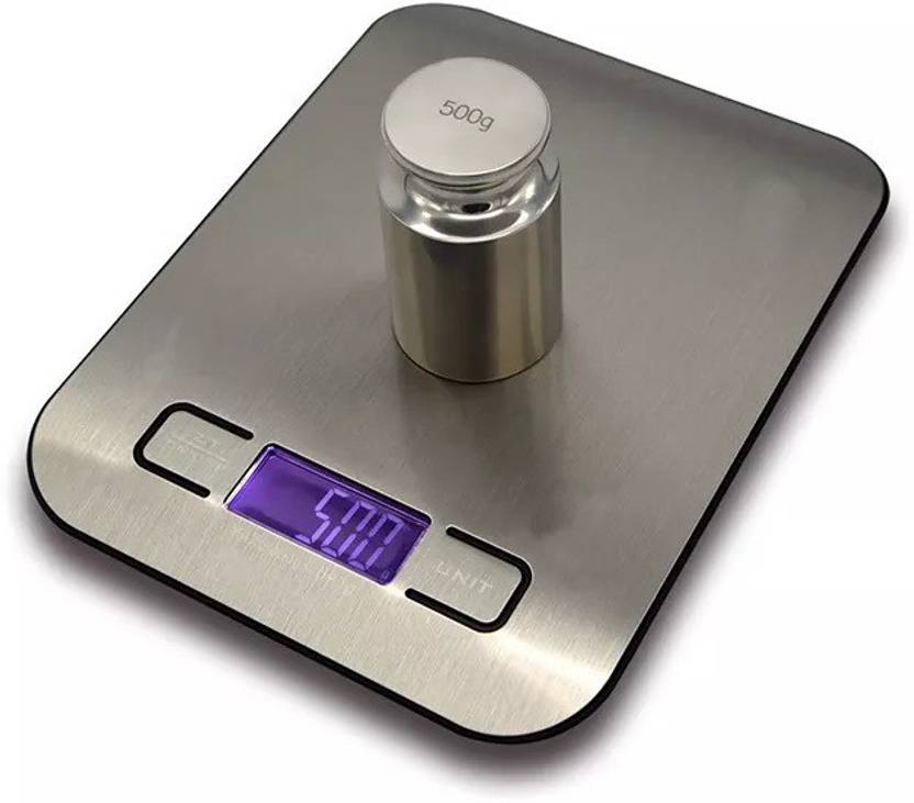 QNOVE Kitchen Weighing Scale with Tare Function 10 kg Digital Weighing ...