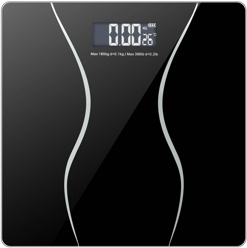 Wds ®6mm Tempered Glass Lcd Display Digital Personal Weighing Scale