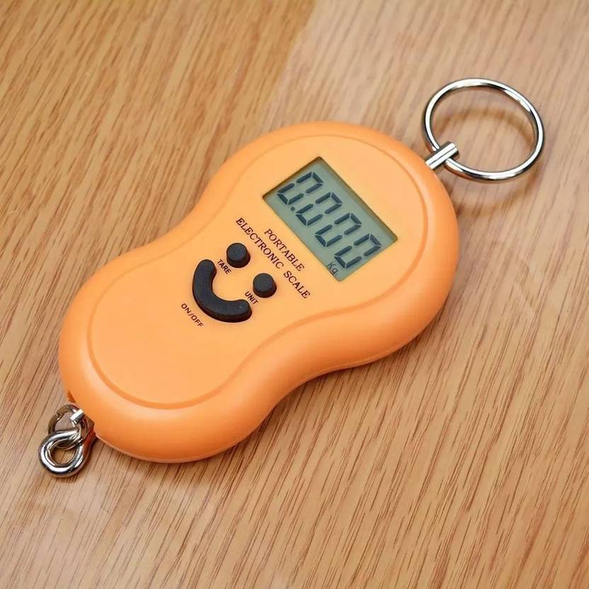 QNOVE Vajan Kata- 50Kg Portable Hanging Digital Luggage Weight Machine ...